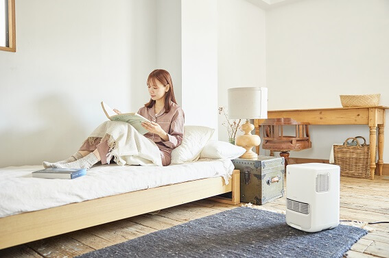 SIROCA 加湿機能付きセラミックファンヒーター ポカプラス [気化式