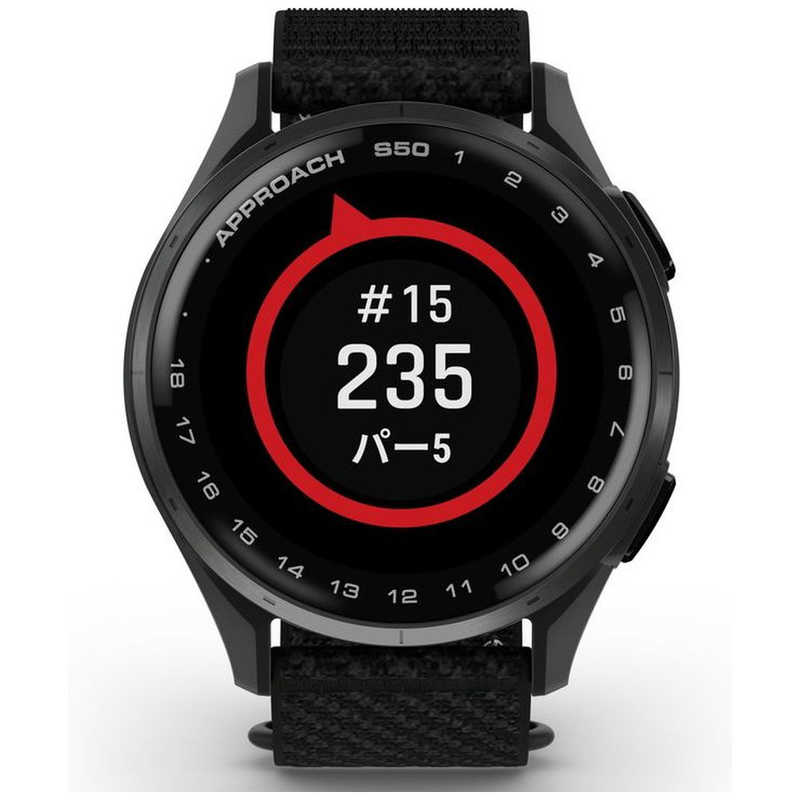 GARMIN Approach S50(アプローチ S50)ゴルフGPSウォッチ (ガーミン) Black 010-03010-20 の通販 ...