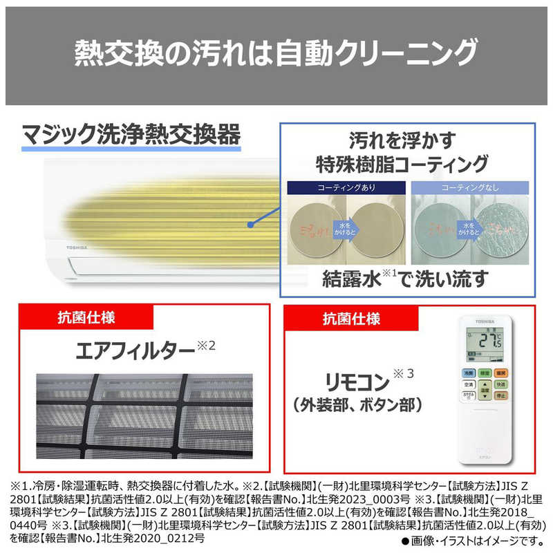 東芝 TOSHIBA エアコン 大清快 U-Xシリーズ おもに6畳用 ホワイト RAS-U221X-W の通販 - カテゴリ：エアコン・空気清浄機・季節家電 - 東芝 TOSHIBA 家電通販 ...