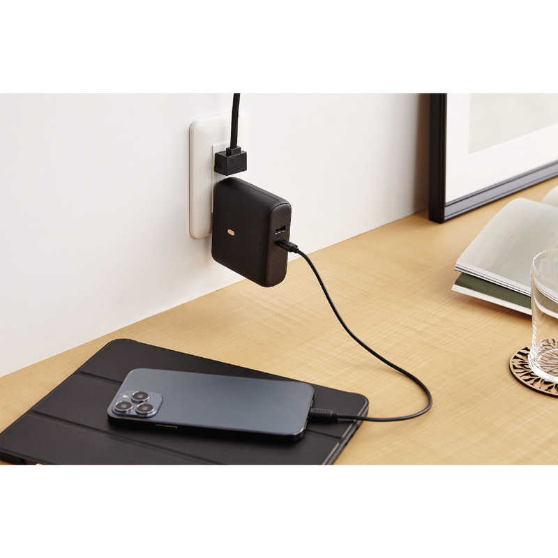 エレコム ELECOM モバイルバッテリー コンセント一体型 10000mAh 大容量 PD 20W 急速充電 2台同時充電可 PSE認証 DE-AC07-10000BK の通販 - カテゴリ ...
