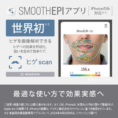 パナソニック Panasonic 光エステ スムースエピ グレー ES-WG0A パナソニック Panasonic 光エステ スムースエピ グレー ES-WG0A