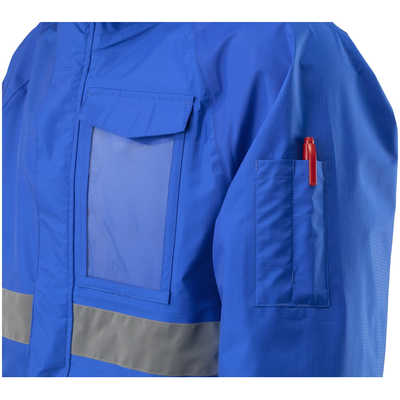 ミズノ　ベルグテックEXレインコート［ユニセックス］ S 25：ブルー　H2JHOI4125 ミズノ ベルグテックEXレインコート［ユニセックス］ S 25：ブルー