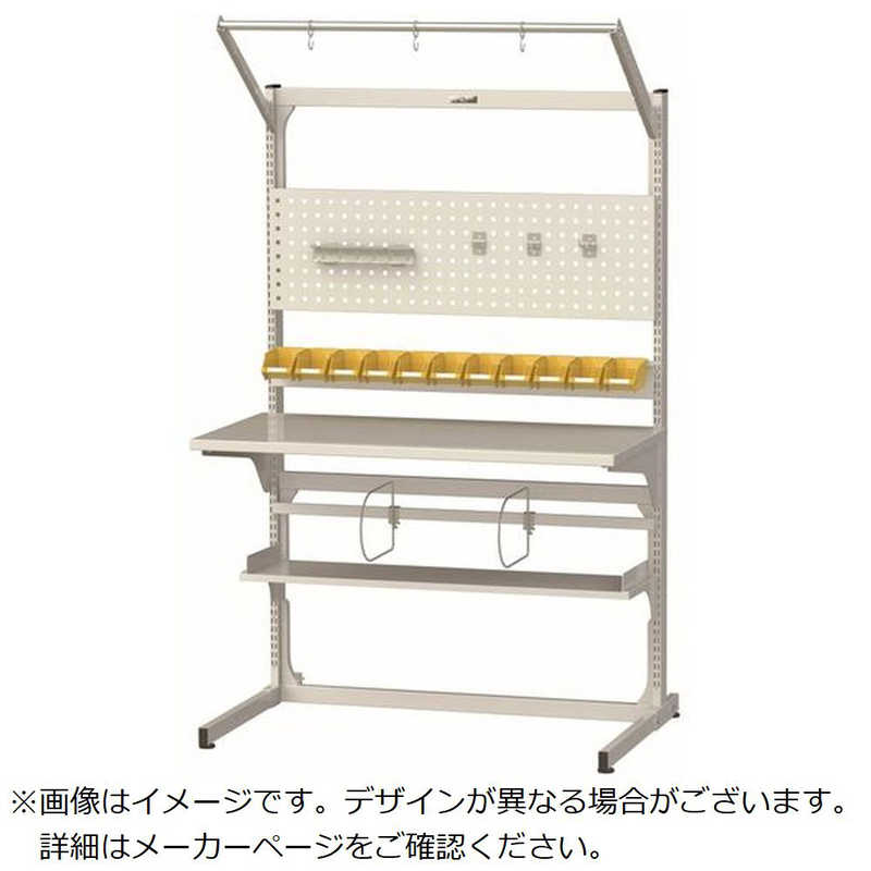 山金工業 マルチワークテーブル W1200両面タイプ/天板D450/HPBD型 W1200×D1274×H1806 MWR1218LHPBD ...