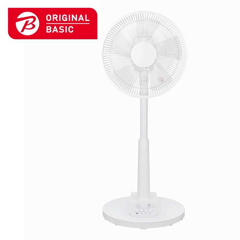 ORIGINALBASIC 扇風機 自動首振り機能あり 30cm 5枚 メカ式 ホワイト OB-FA01 の通販 - カテゴリ：エアコン・空気清浄機・季節家電 - ORIGINALBASIC ...