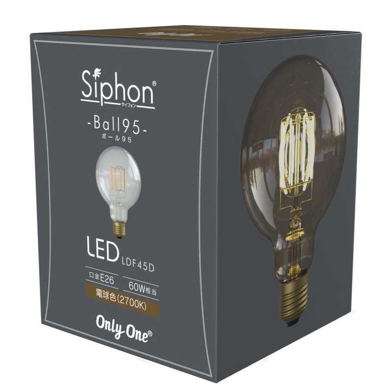 ビートソニック フィラメントLED電球 Siphon ボール95 Siphon [E26 /ボール電球形 /60W相当 /電球色 /1個 /全方向タイプ] LDF45D の通販 - カテゴリ ...