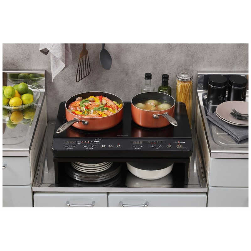 アイリスオーヤマ IRIS OHYAMA 2口IHコンロ ブラック IHK-W13-B の通販 - カテゴリ：冷蔵庫・キッチン家電 - アイリスオーヤマ IRIS OHYAMA 家電通販の ...