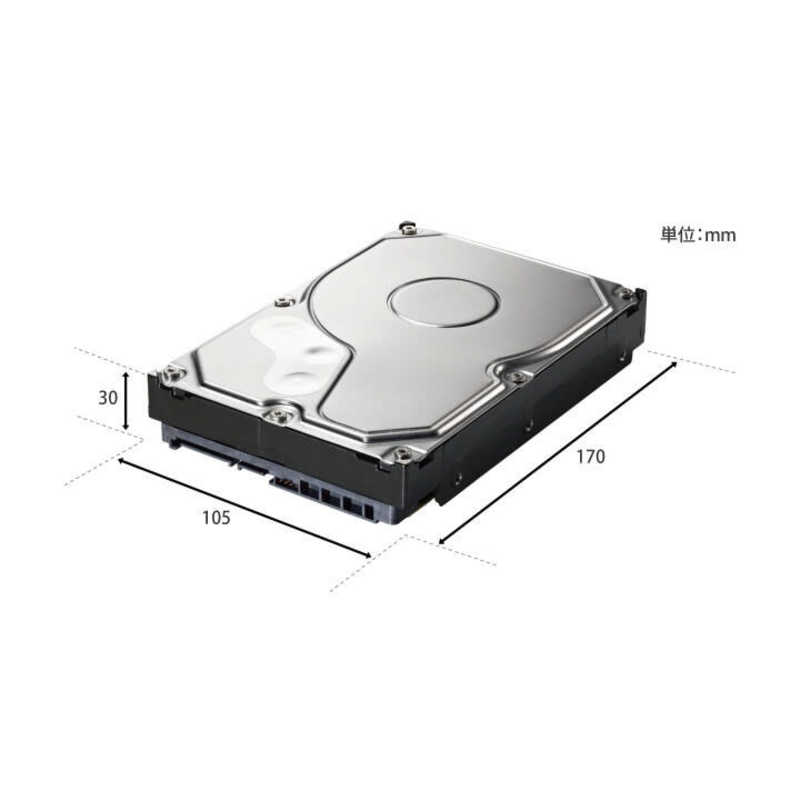BUFFALO 内蔵HDD OP-HDBNシリーズ [8TB /3.5インチ] OPHD80BN の通販 - カテゴリ：パソコン・周辺機器 ...
