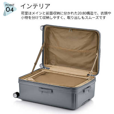 アメリカンツーリスター　キャスターストッパー付キャリー 拡張機能付 無料預け入れ Lサイズ PAXTRA ( パクストラ ) スピナー75 EXP ［TSAロック搭載］ ミントグリーン　UH1＊74003 アメリカンツーリスター キャスターストッパー付キャリー 拡張機能付